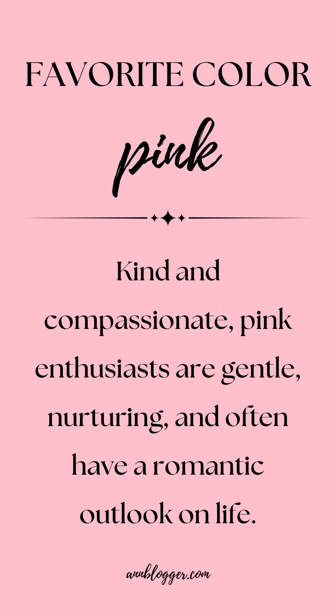 What Your Favorite Color Says About You - Ann Blogger