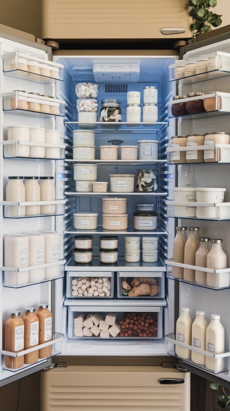 5 Aesthetic Fridge Organization Tips - Ann Blogger